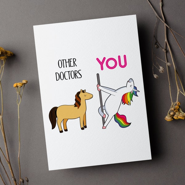 Funny Doctor Birthday Card - Etsy