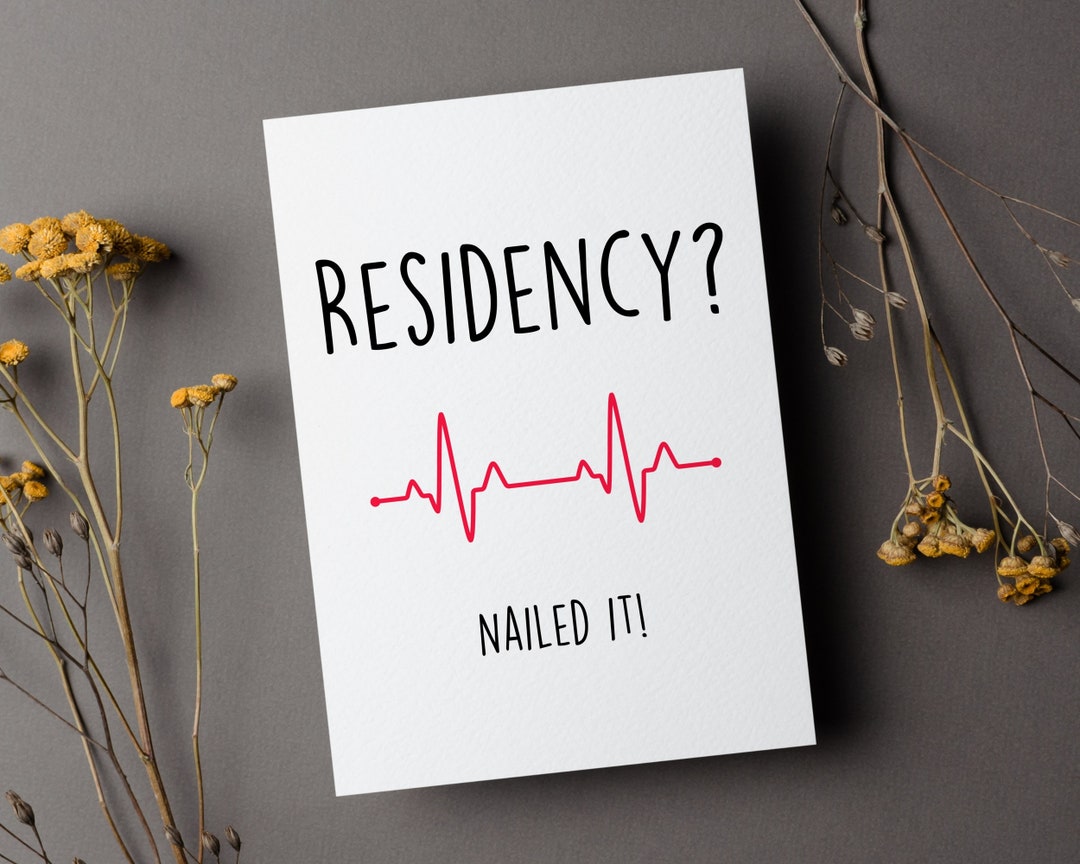 Match Day Gift Card, Funny Residency Match Day Gift, Match Day ...