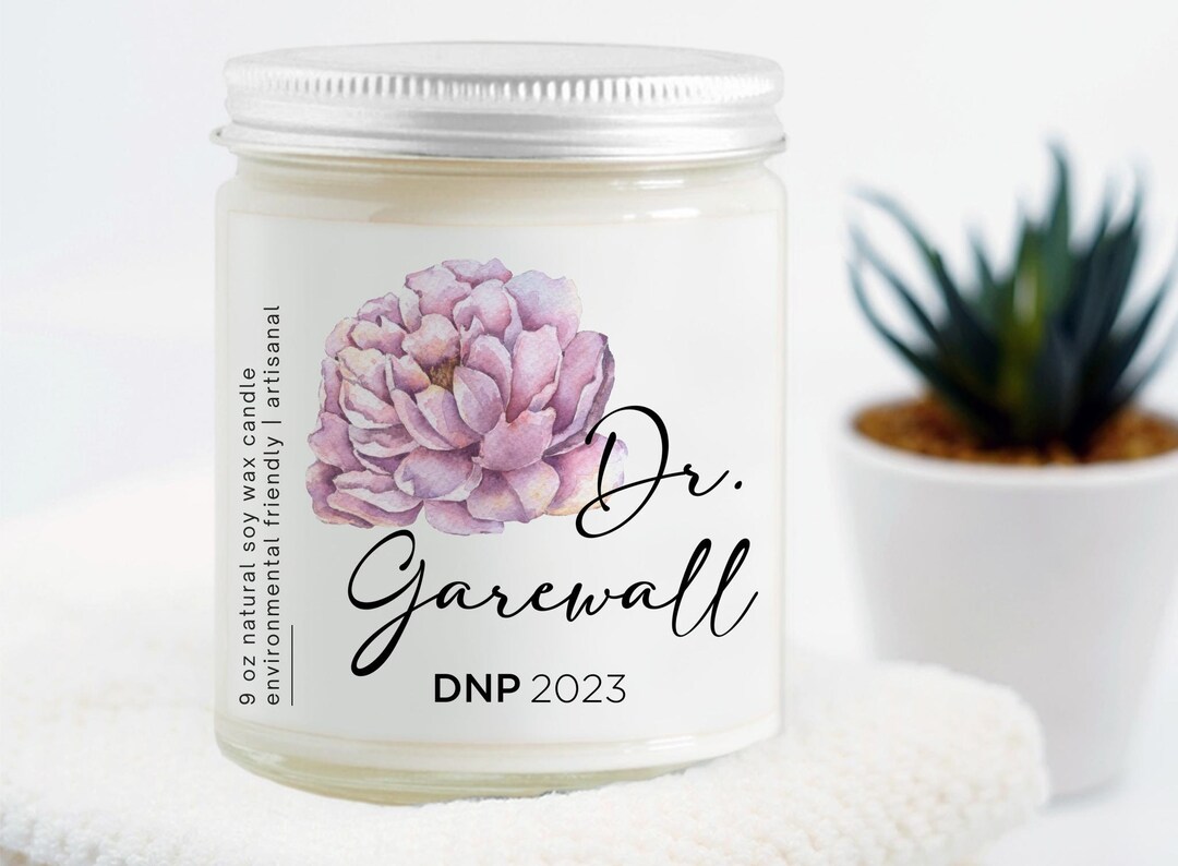 Personalized Dnp Graduation for Her Candle Dnp Graduate Women - Etsy