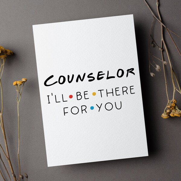 Counselor Card - Etsy