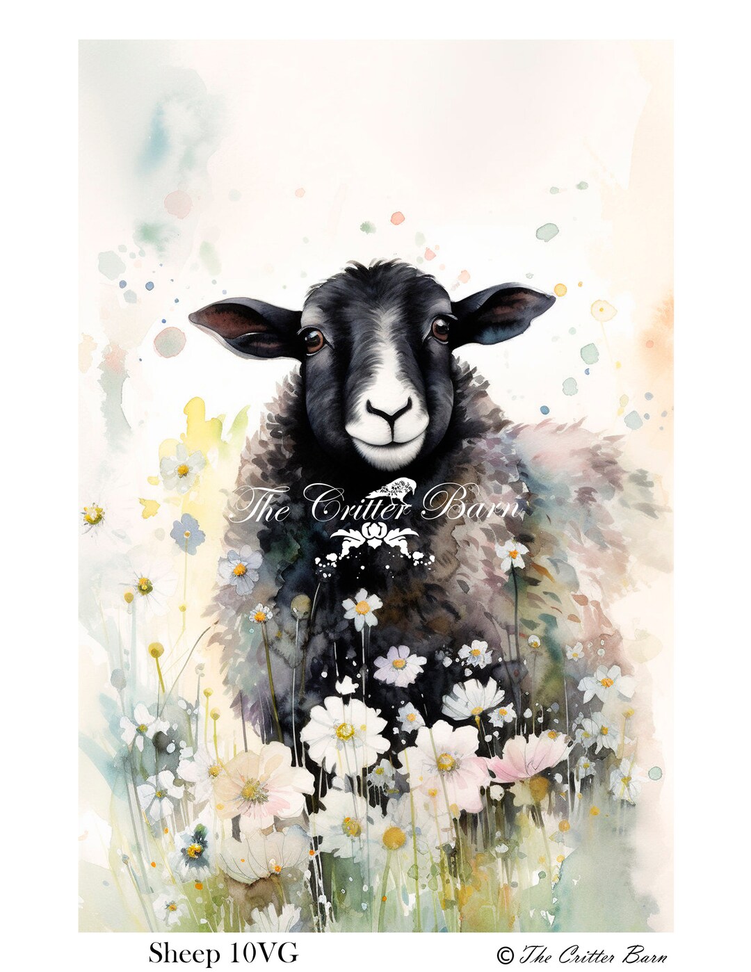 Decoupage Sheep 10VG Digital Download - Etsy