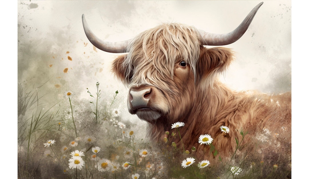 A4 Decoupage Rice Paper Highland Cow 3 - Etsy Canada