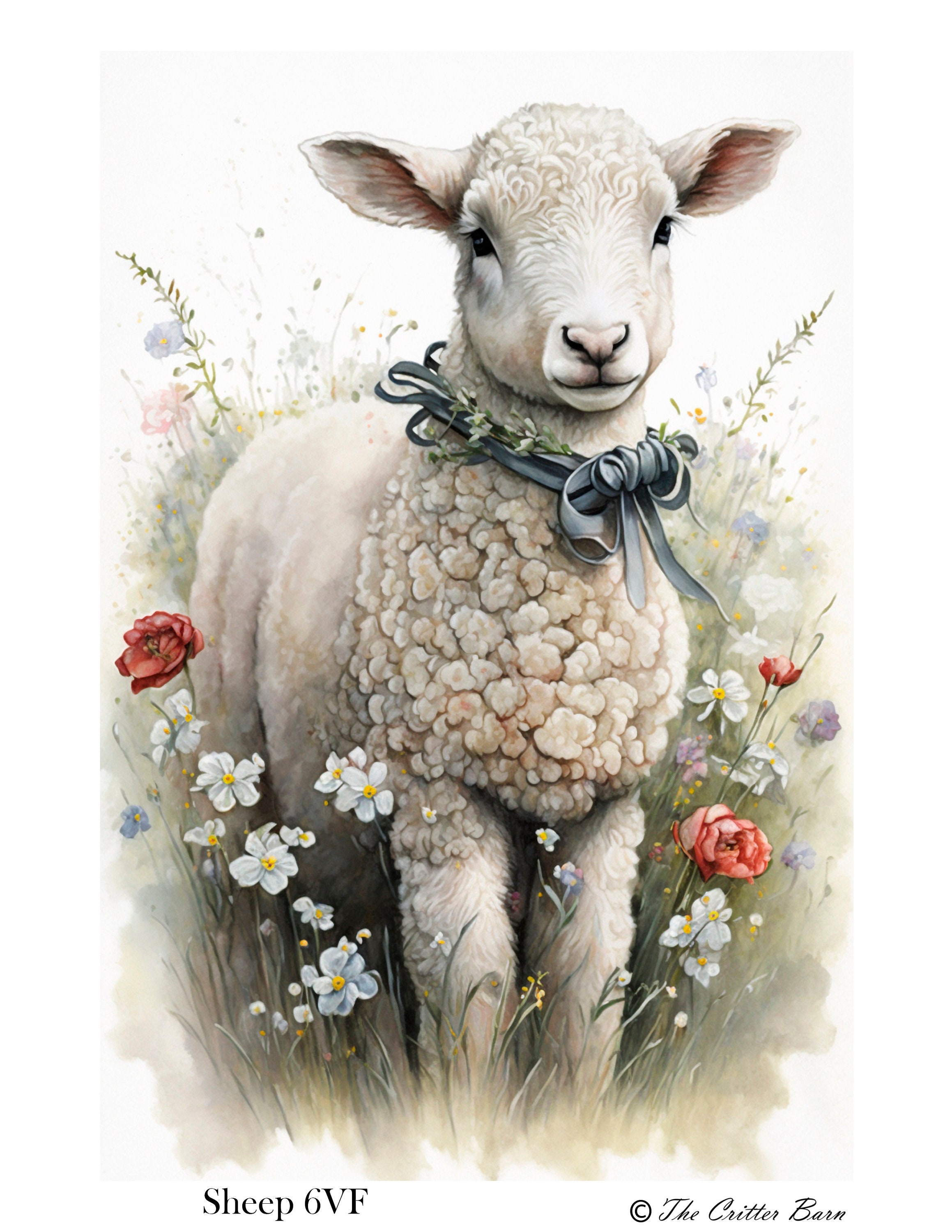 Rice Paper Decoupage A4 Sheep 6 - Etsy Canada