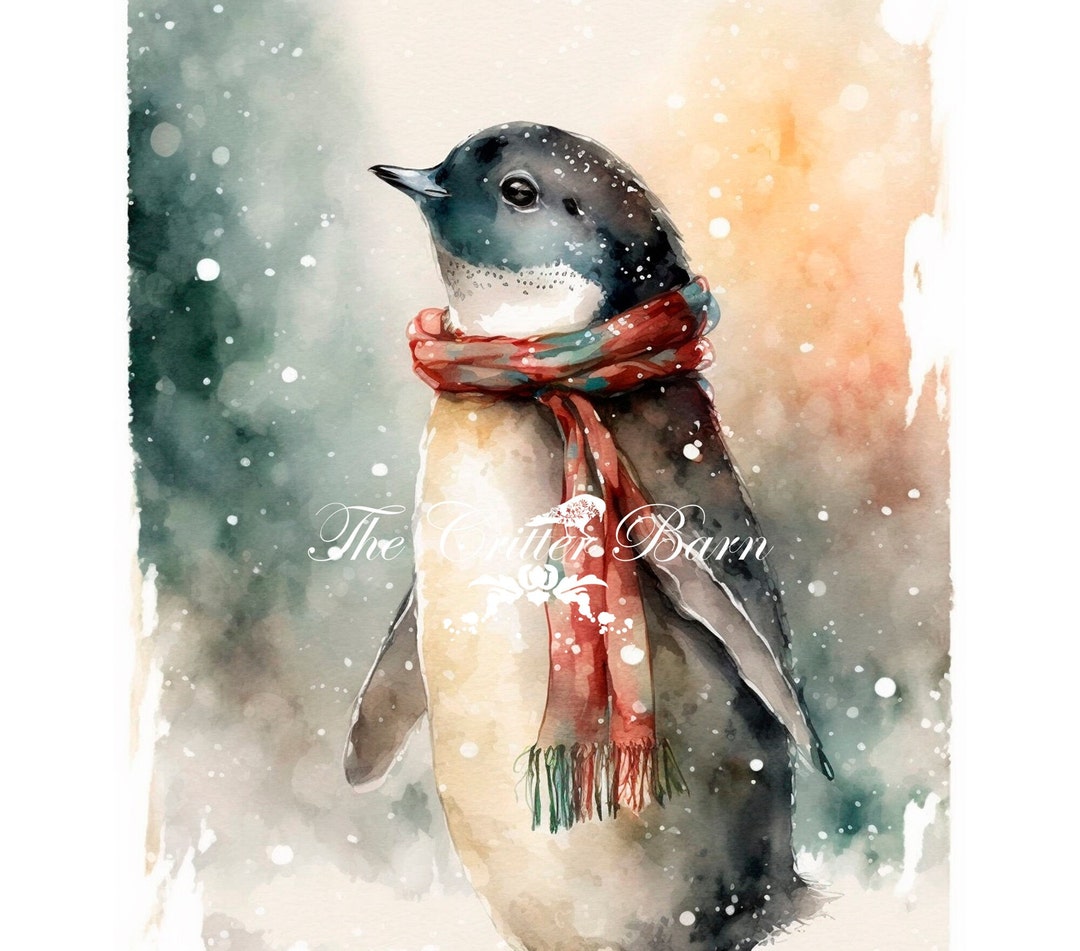 Rice Paper Decoupage A4 Penguin 1 - Etsy