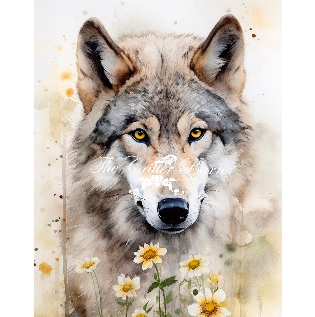 Rice Paper Decoupage A4 Wolf 2 - Etsy UK