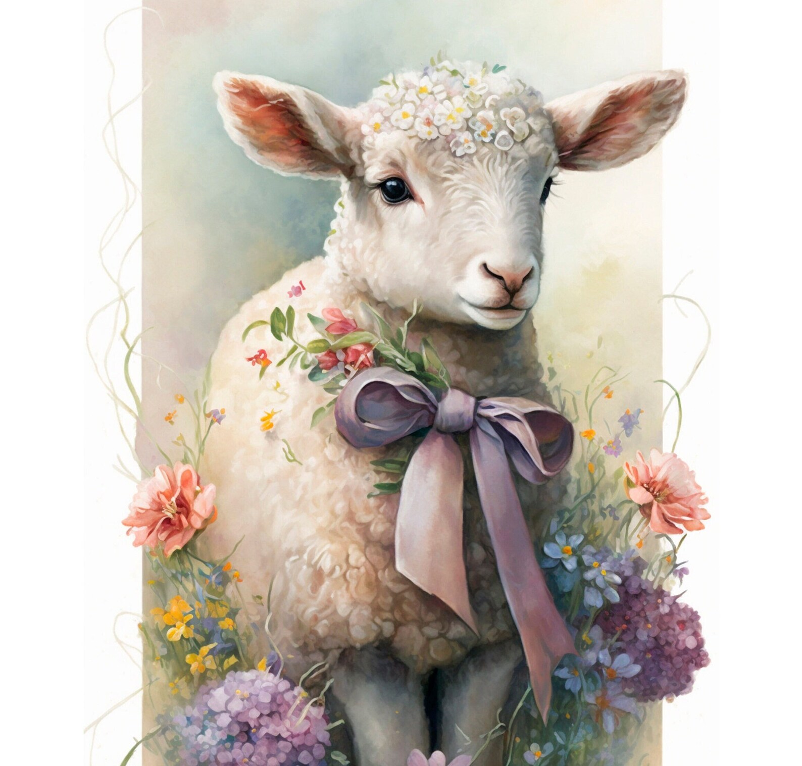 Rice Paper Decoupage A4 Sheep 6 - Etsy Canada