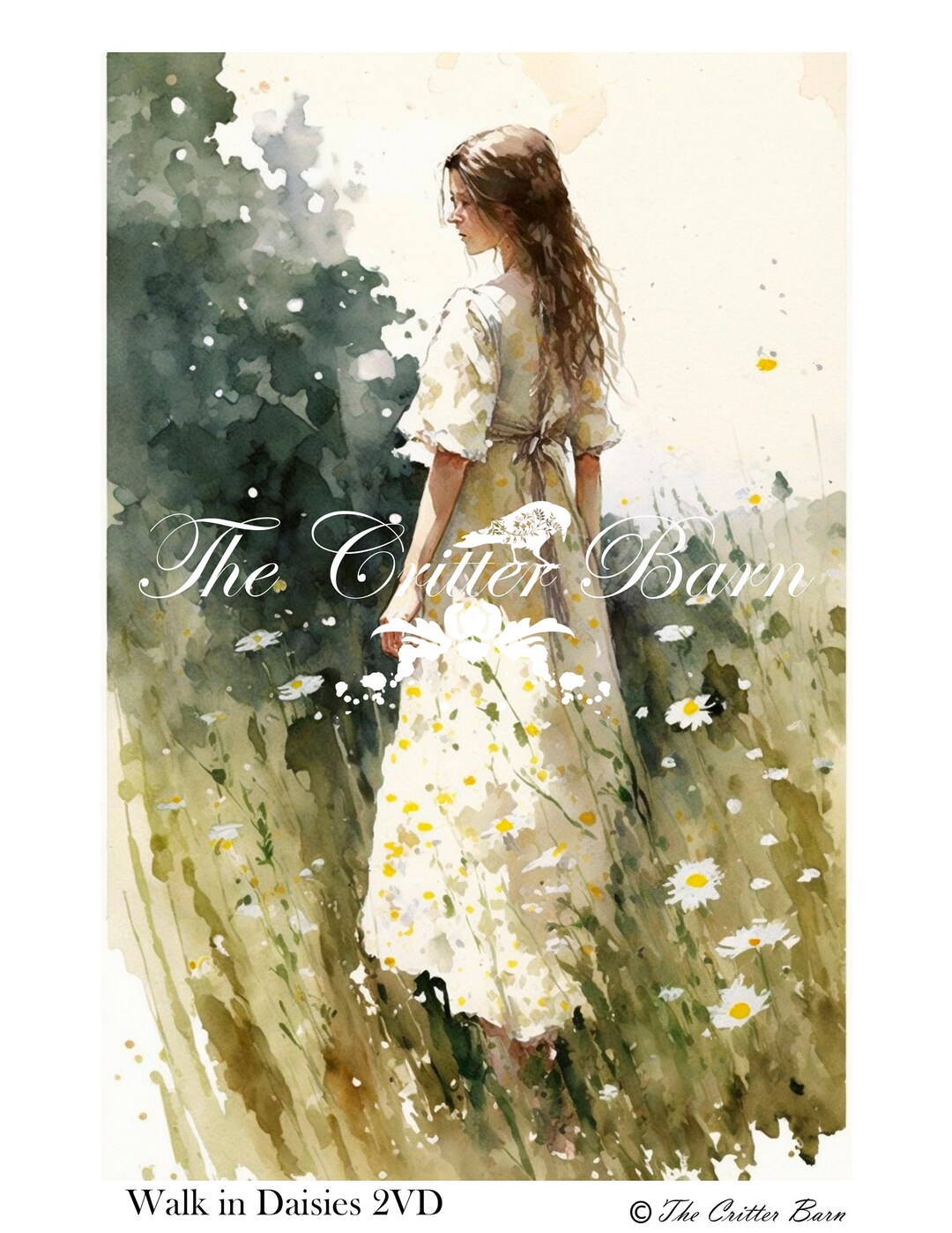 Decoupage Walk in Daisies 2VD Digital Download - Etsy