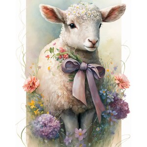 Rice Paper Decoupage A4 Sheep 6 - Etsy Canada