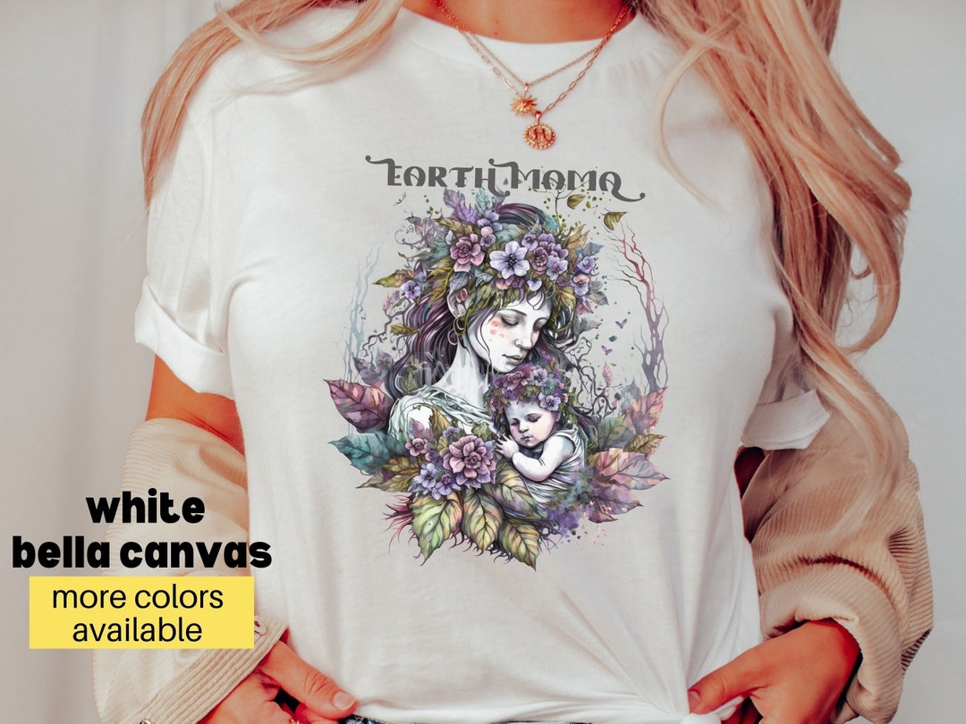 Earth Mama T Shirt, Hippie Mom Shirt, Earth Sign Shirt, Gift for Earthy ...