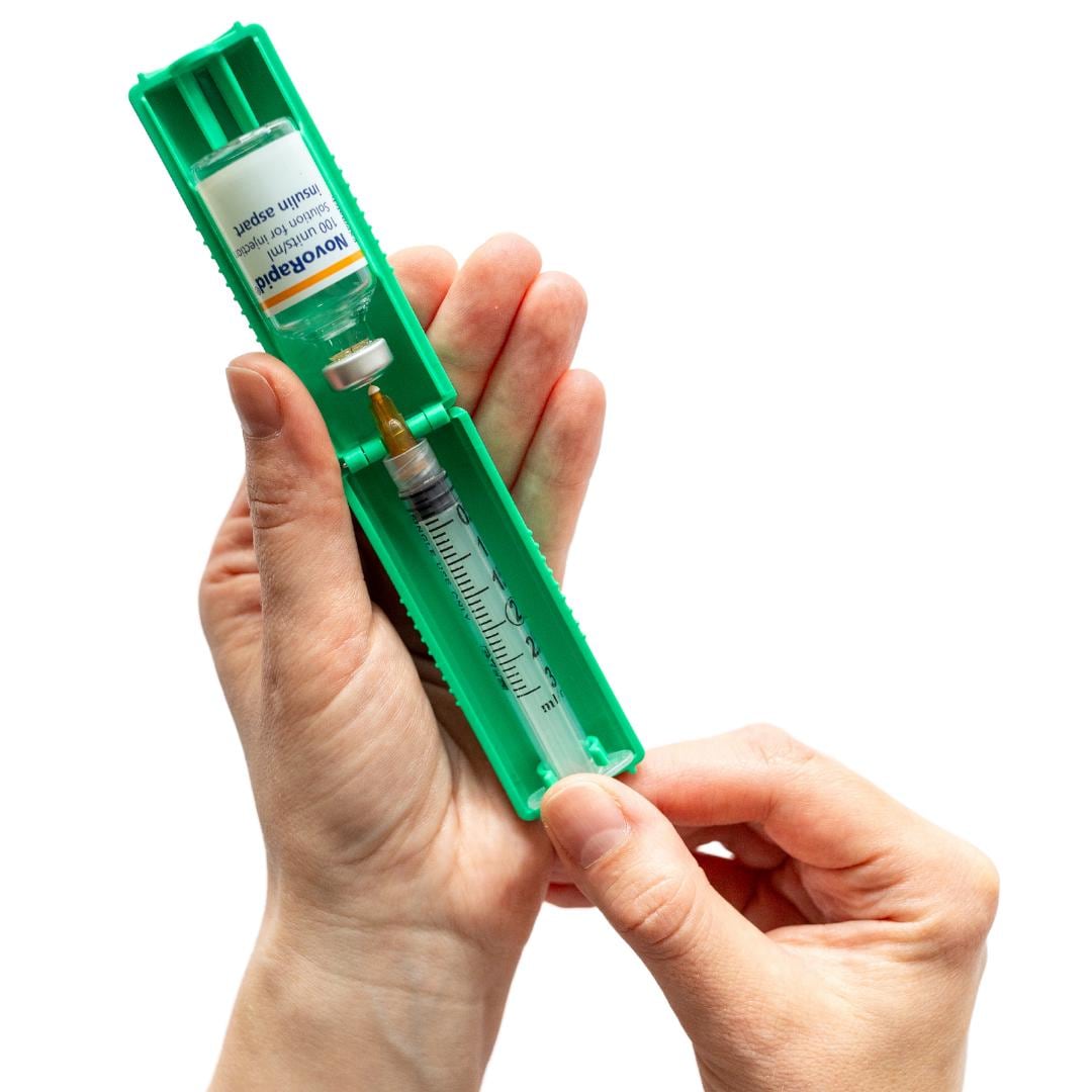 Tandem T:slim T1me Vial Syringe Insulin Filling Support, Insulin ...