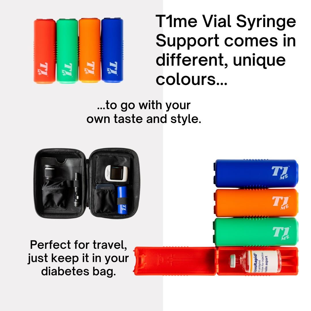 Tandem T:slim T1me Vial Syringe Insulin Filling Support, Insulin ...