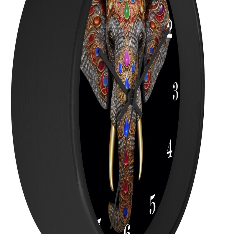 Elephant Wall Clock, Elephant Clock, Animal Lover, Elephant Décor ...