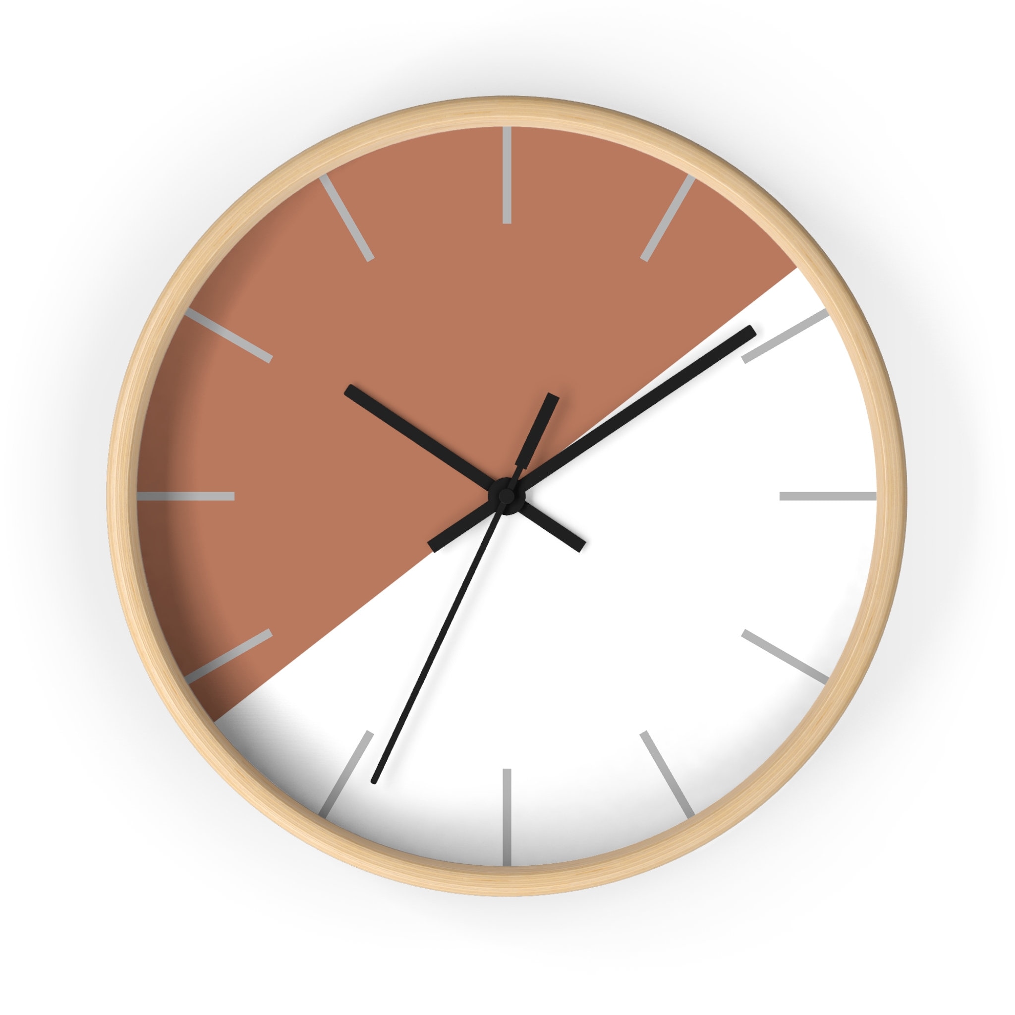 Minimalist Wall Clock, 10-inch Clock, Minimalist Clock, Luxury Clock ...