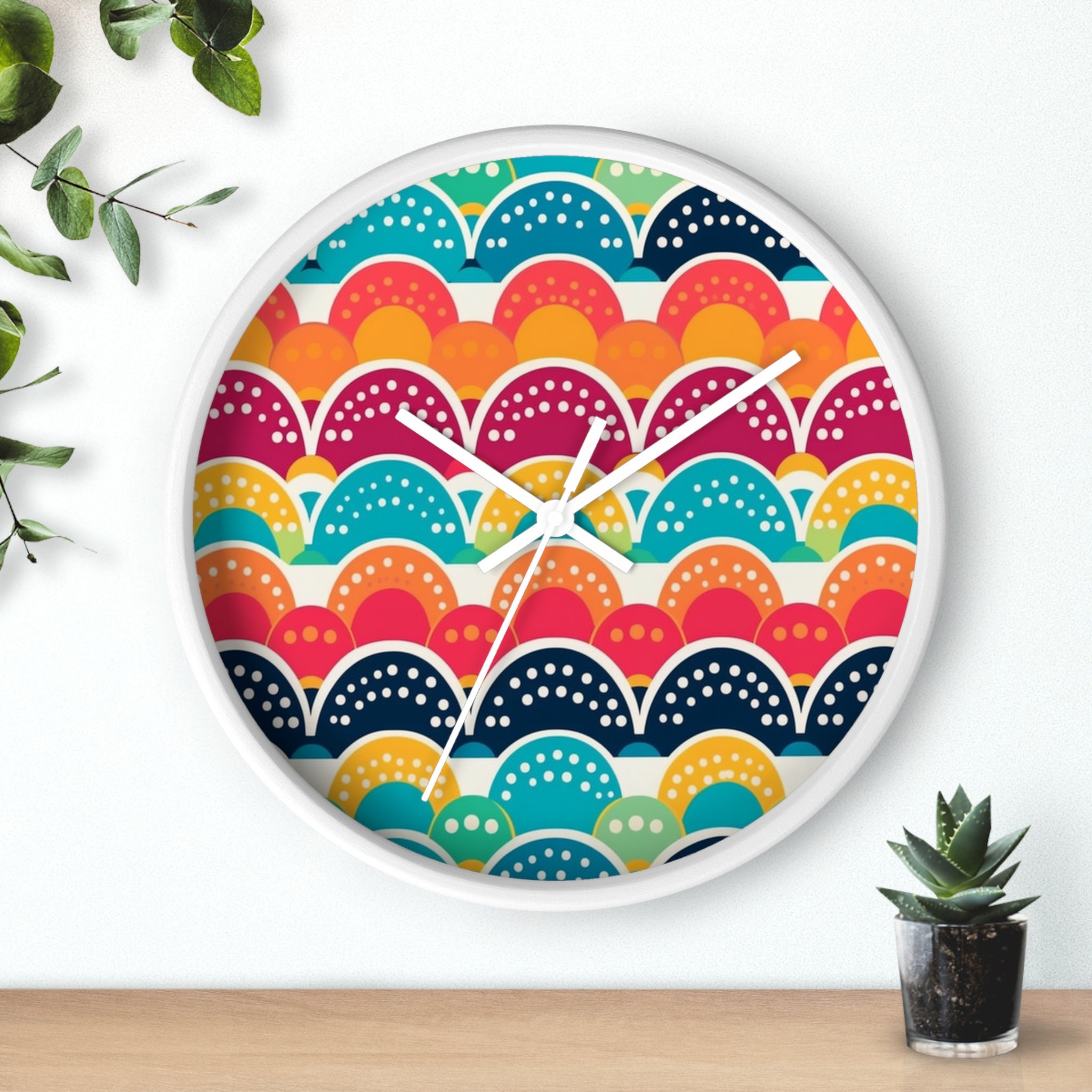 Boho Pattern Wall Clock Boho Wall Clock Boho Pattern - Etsy Australia
