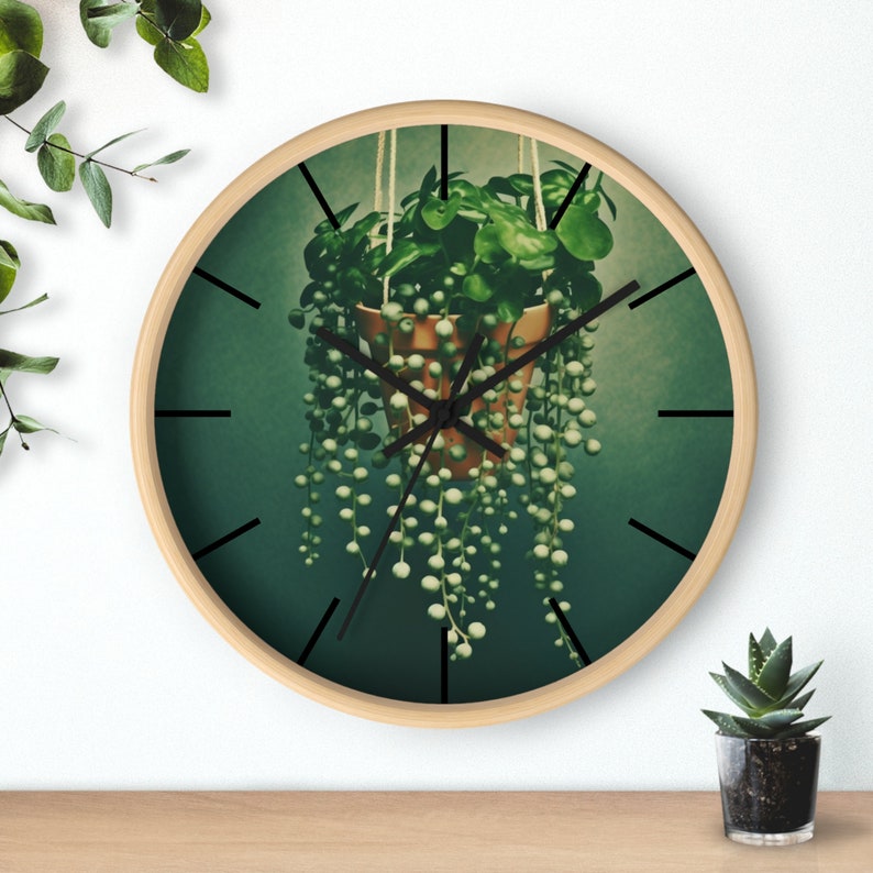 String of Pearls Wall Clock, Unique Wall Clock, Office Wall Clock ...