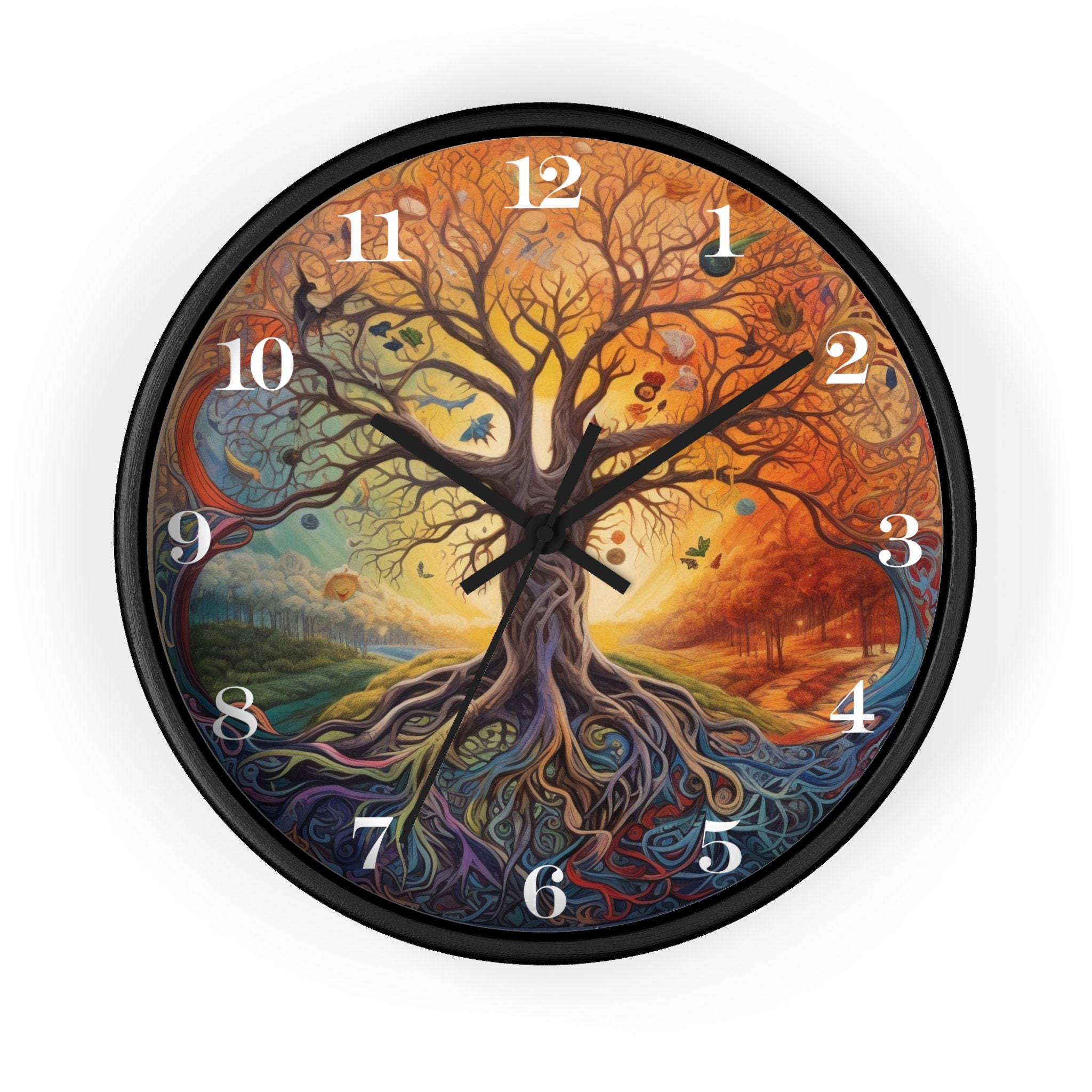 Tree of Life Wall Clock Unique Wall Clock Nature Wall Clock - Etsy