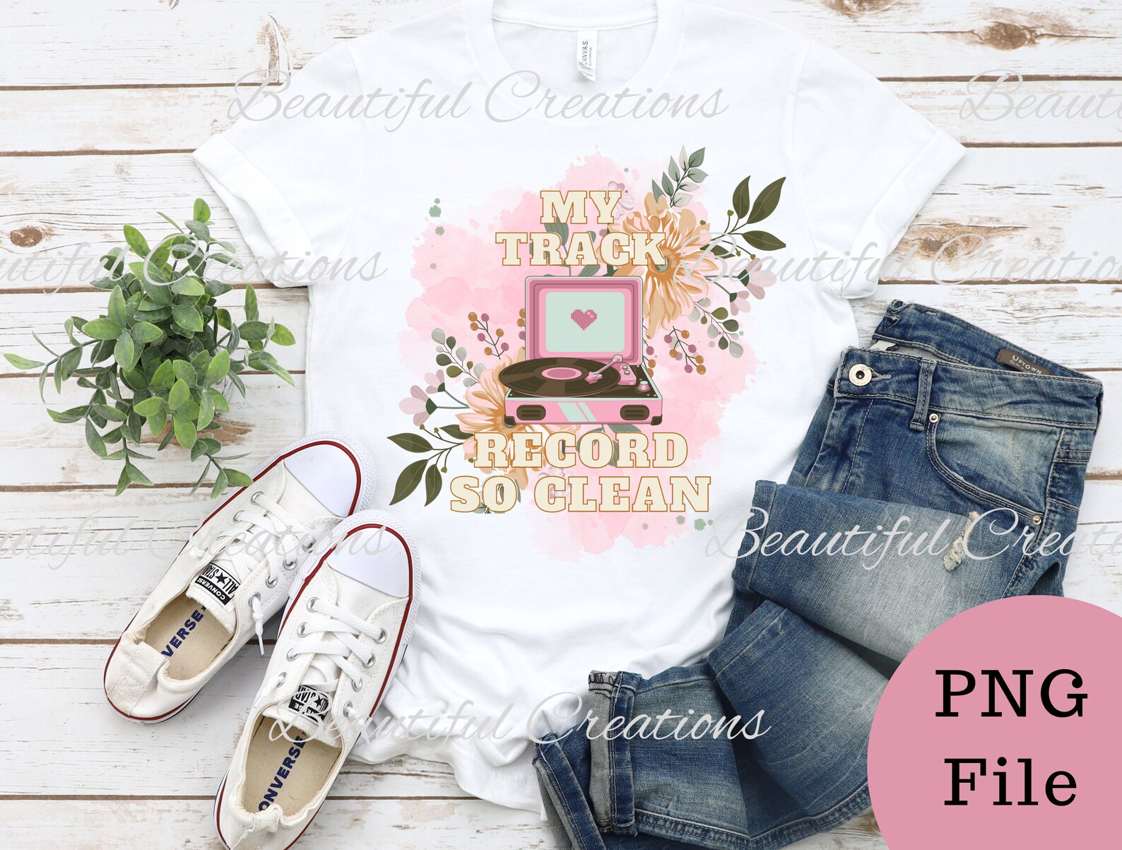 Clean Record PNG - Etsy