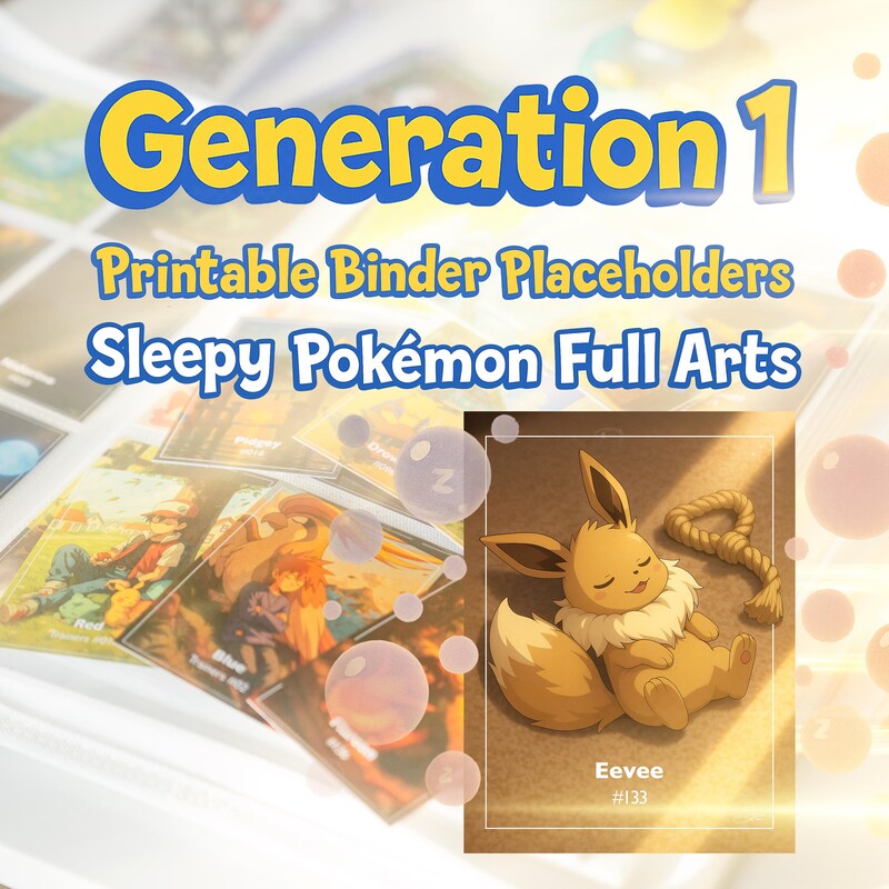 Pokedex Placeholders - Etsy