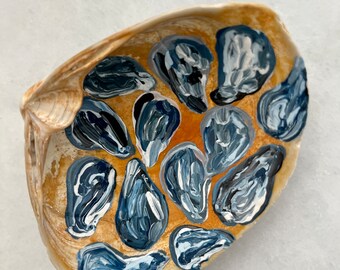 Hand-painted Shell With Fish, Seashell Art, Tropical Fish Decor, Small ...