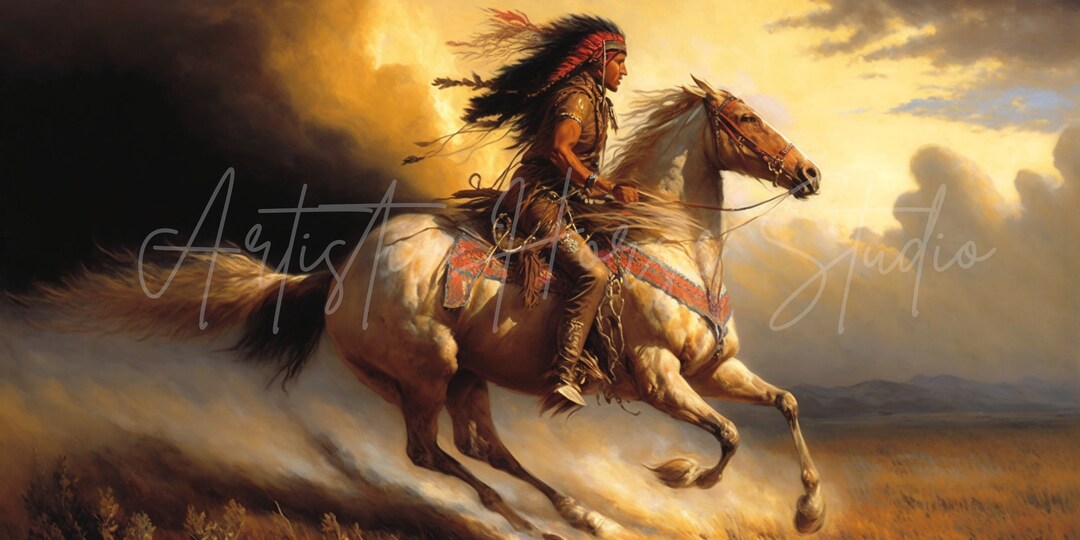 Native American Art Print - Etsy