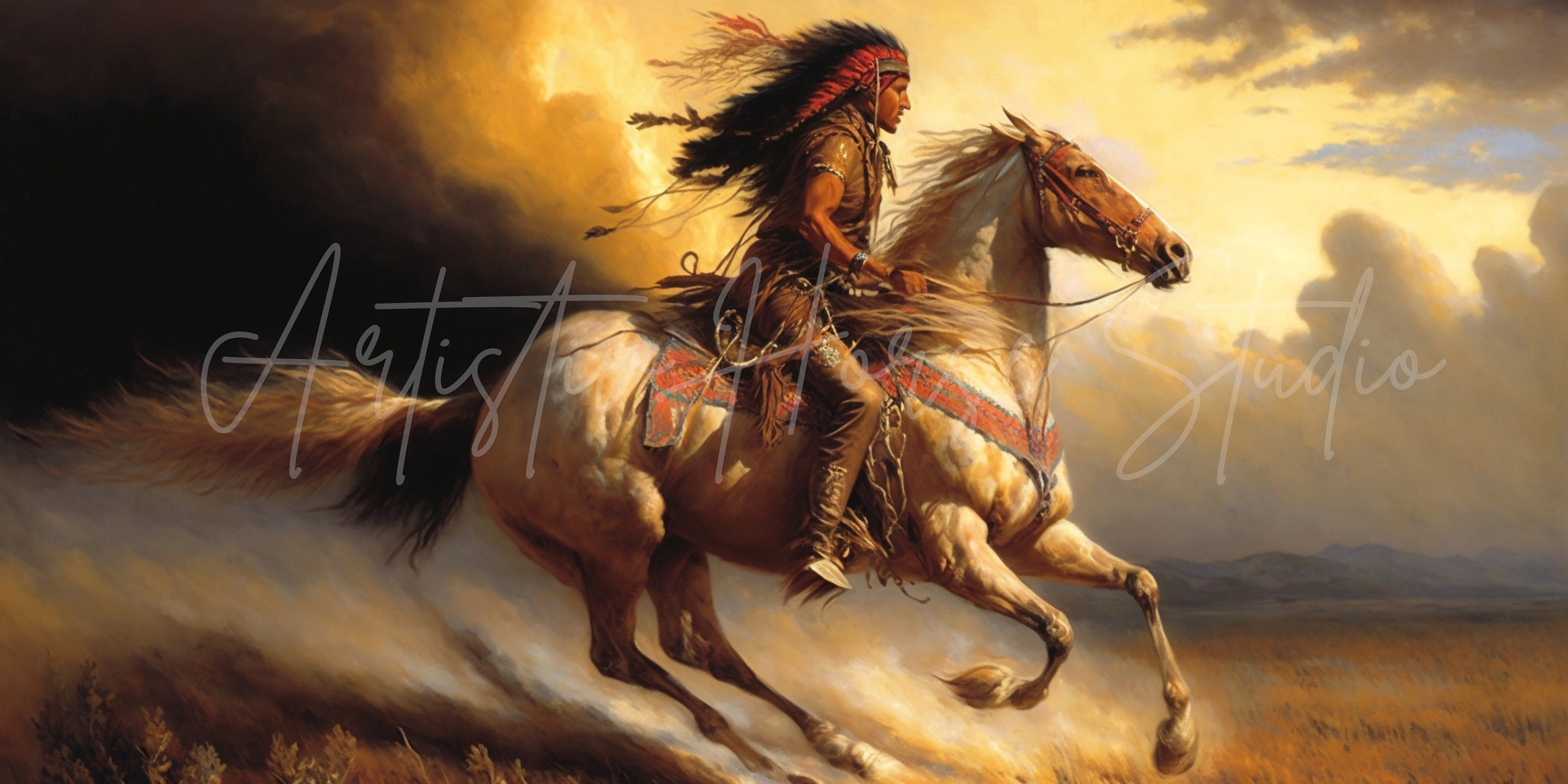 Native American Art Print - Etsy