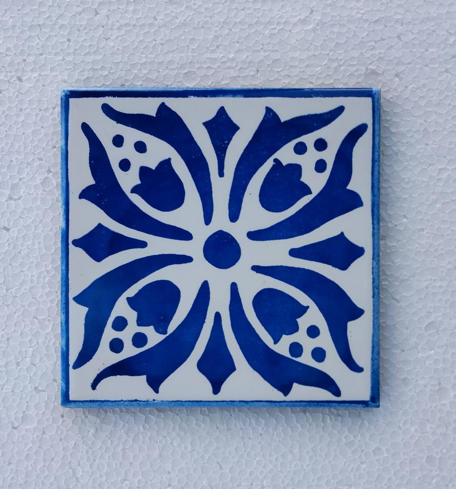 Handcrafted Tiles, Caltagirone Ceramic, Sicilian Decorations, 10x10 ...