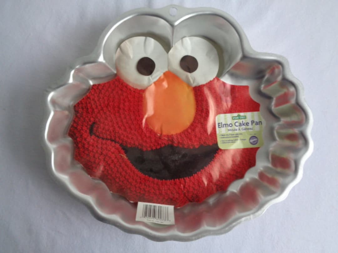 Wilton Elmo Face Cake Pan Sesame Workshop 2002 Aluminum - Etsy