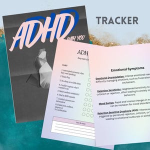 ADHD Therapy Workbook, Adhd Planner Adult, ADHD Late Diagnosis ...