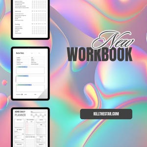 ADHD Therapy Workbook, Adhd Planner Adult, ADHD Late Diagnosis ...