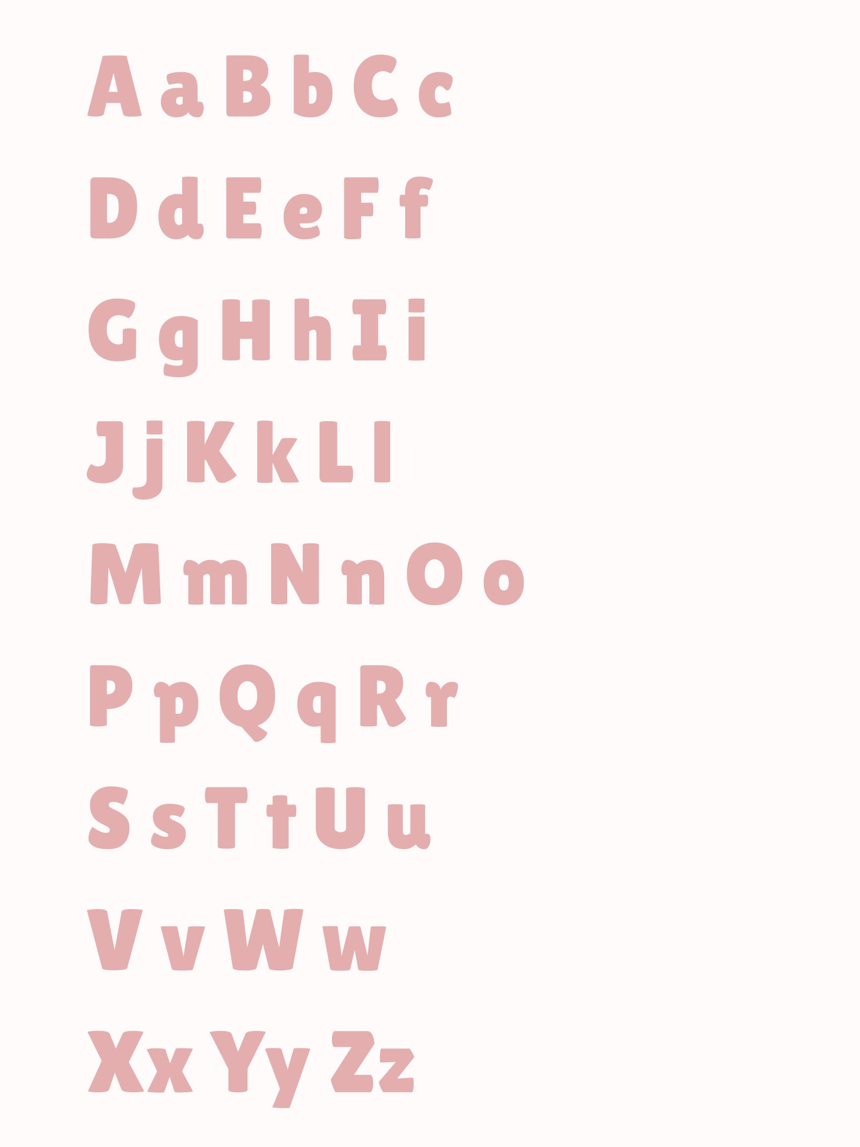 ABC Poster | Digital Download - Etsy