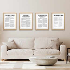 LDS Proclamation Posters Digital Download Font 9 - Etsy