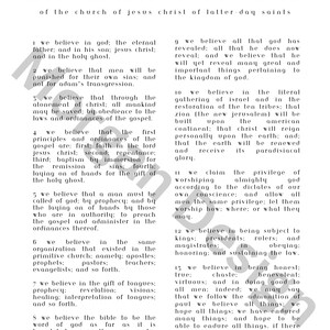 LDS Proclamation Posters Digital Download Font 5 - Etsy