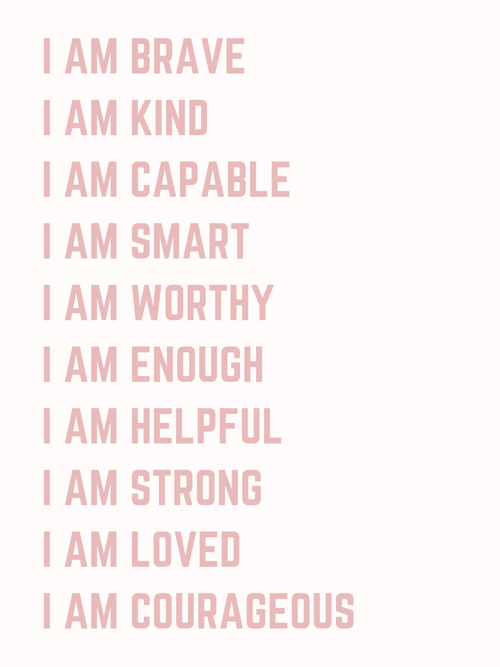 I Am Poster | Digital Download - Etsy