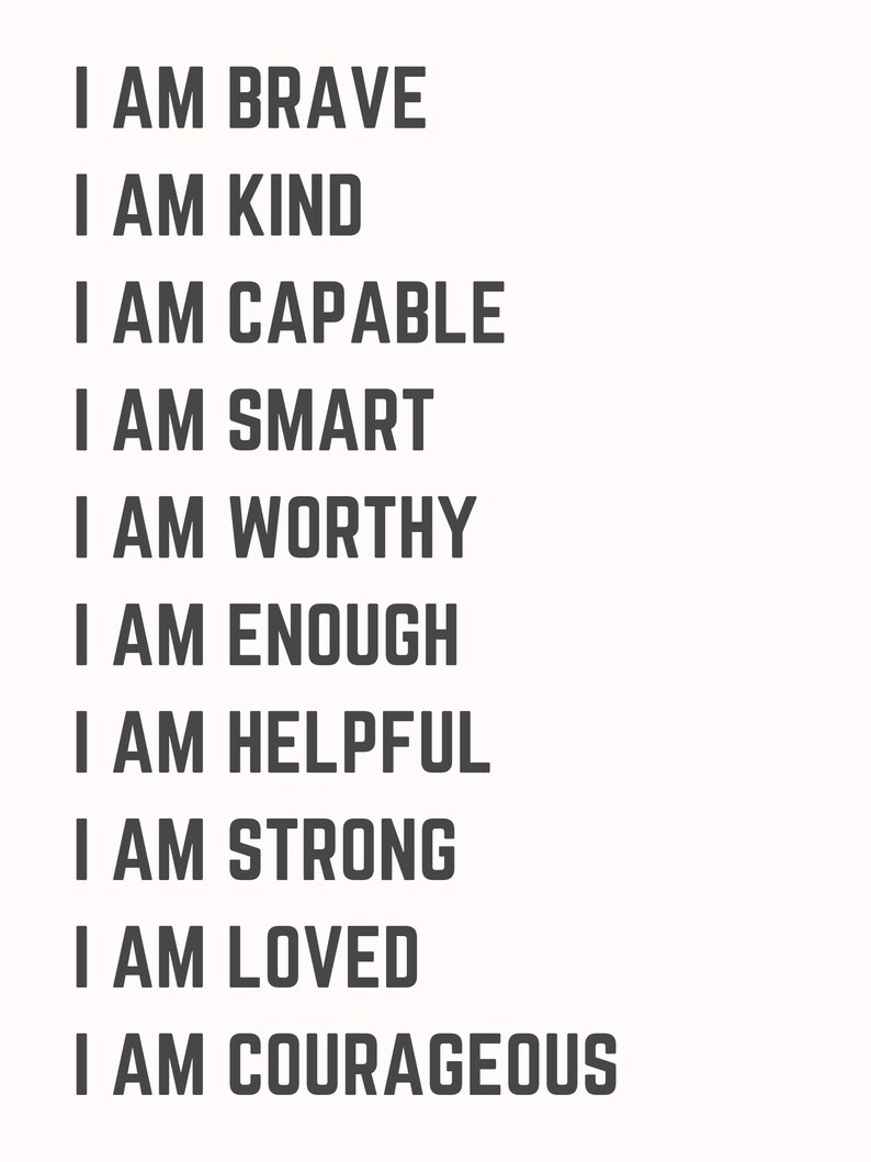 I Am Poster | Digital Download - Etsy