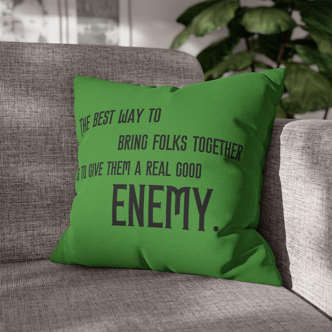 Wicked Movie Enemy Quote Green Throw Pillow Case for Wicked Fans ...