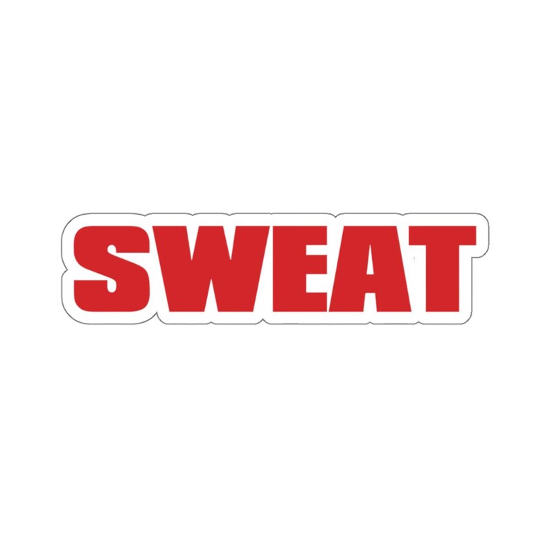 Sweat Tour-inspired Kiss-cut Sticker, Perfect for Water Bottles ...