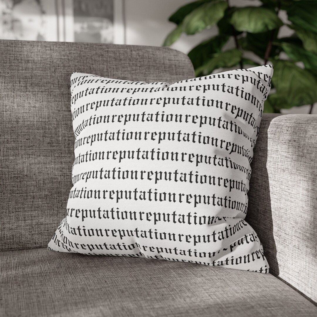 Taylor Swift Reputation Album Pattern-printed Spun Polyester Square ...
