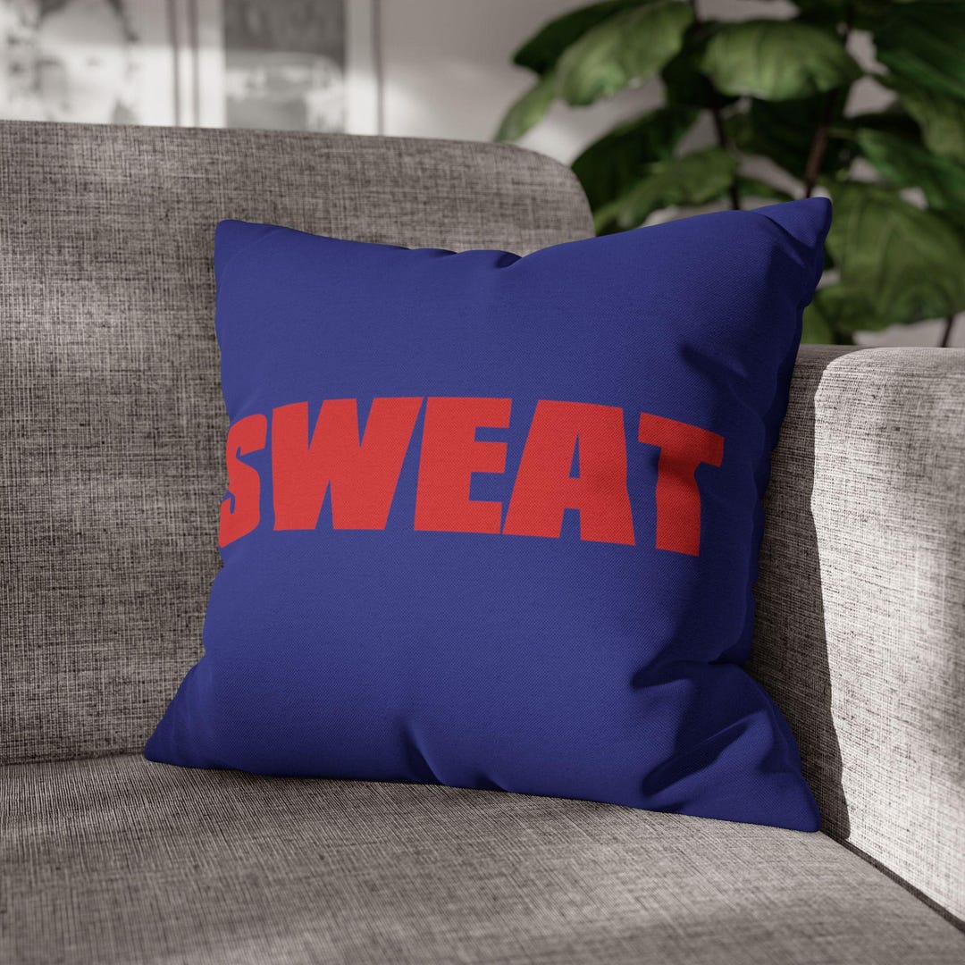 Sweat Tour-inspired Blue Merch Square Pillow Case - Etsy