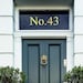 Superior Chrome Gold Door Numbers Transom Classic House Door Number ...