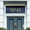 Superior Chrome Gold Door Numbers Transom Classic House Door Number ...