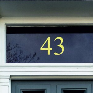 Chrome Gold Door Fanlight Transom House Door Numbers Traditional ...