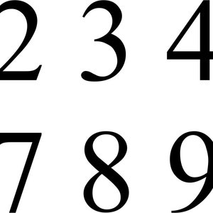 Superior Chrome Gold Door Numbers Transom Classic House Door Number ...