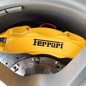 6 X Ferrari Brake Caliper Decals Stickers - Etsy