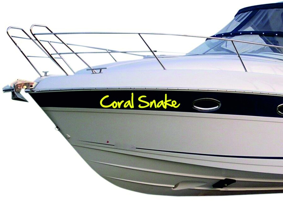 Personalised Name Sticker Decal Boat, Car, Truck, Van - Set of 2 - Etsy