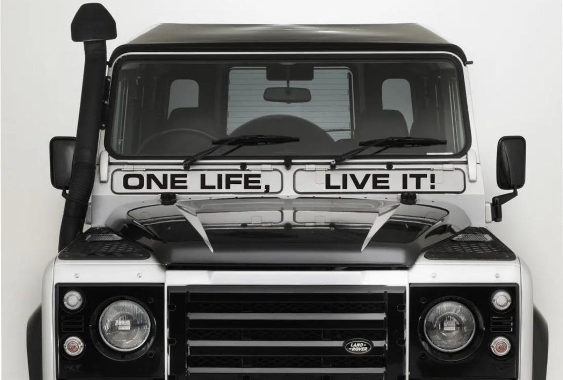 One Life Live It Stickers Lan Will Fit Onto All 4x4 SUV and Any Other ...