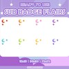 Moon Moth Sub Badges Moon Moth Celestial Sub Badges Discord Badges Sub ...