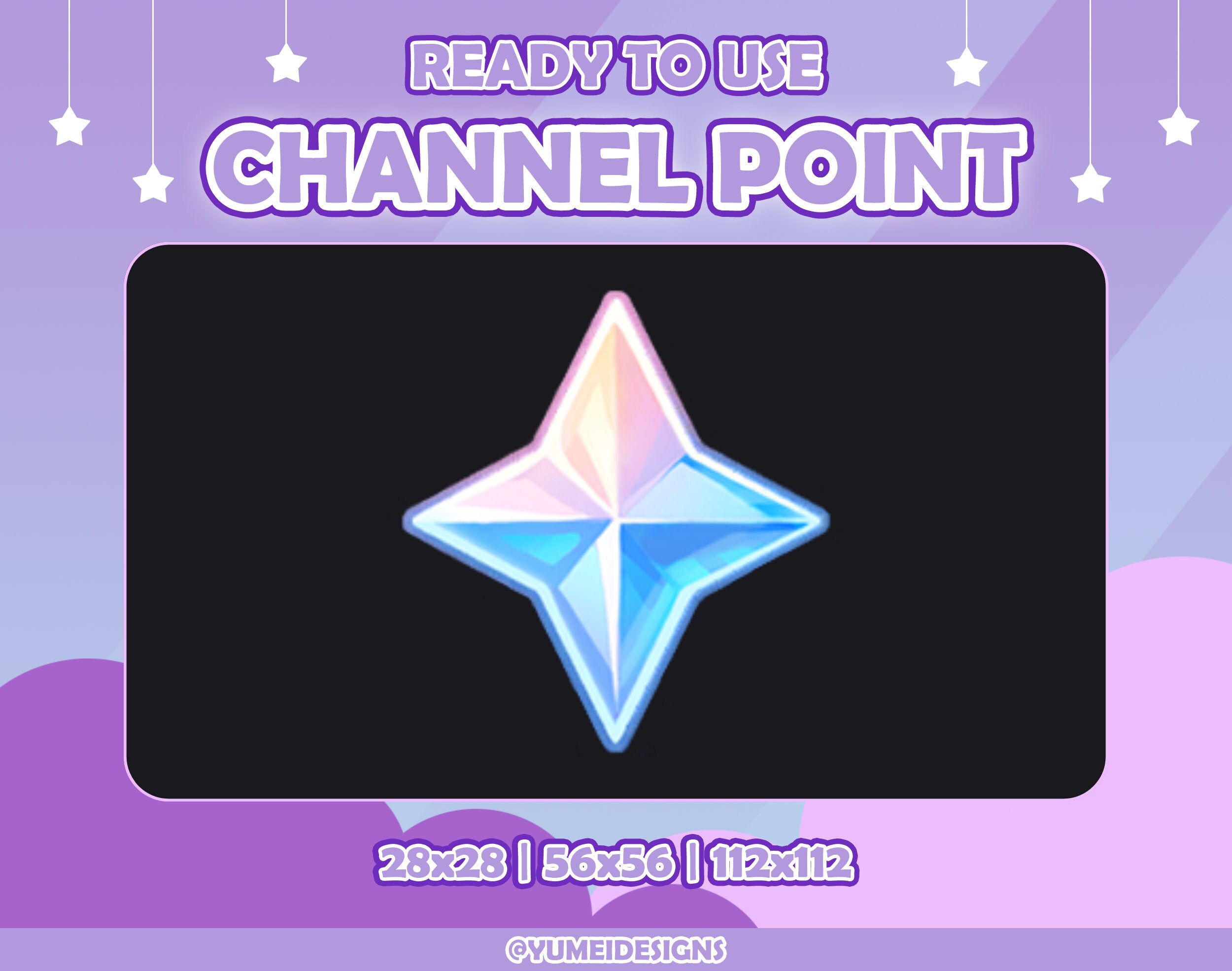 Primogems Channel Points for Twitch | Twitch Channel Point Icon ...