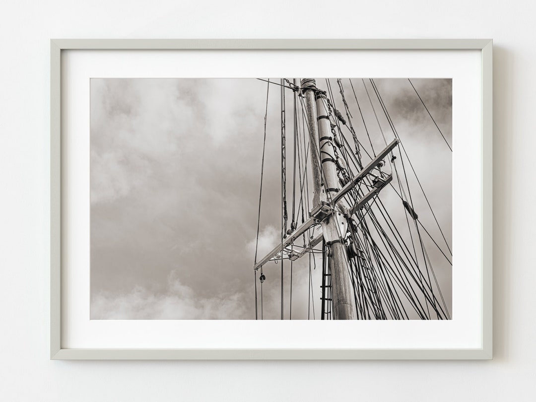 Main Mast Rigging Detail Bluenose II Lunenburg Nova Scotia Photo Art ...