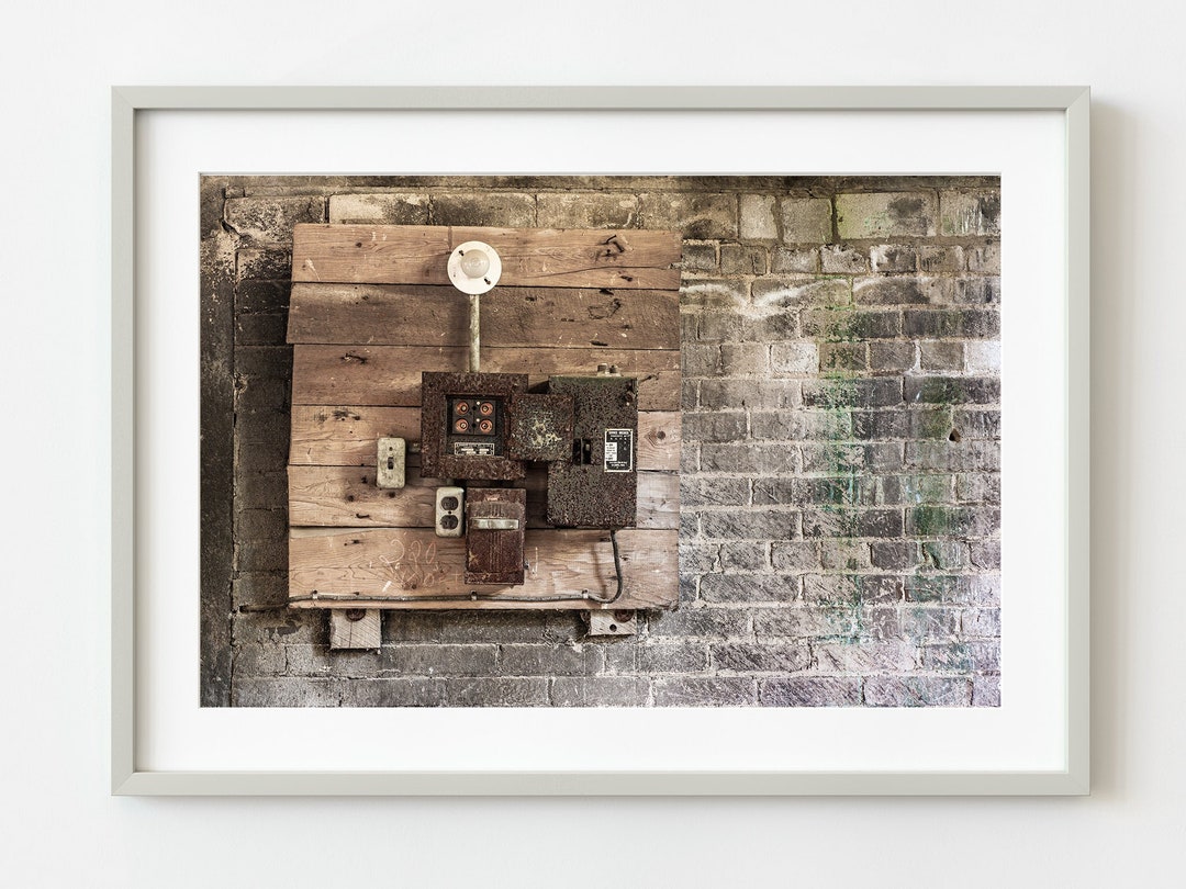 Ancient Electrical Panel Found in an Abandoned Factory Photo - Etsy