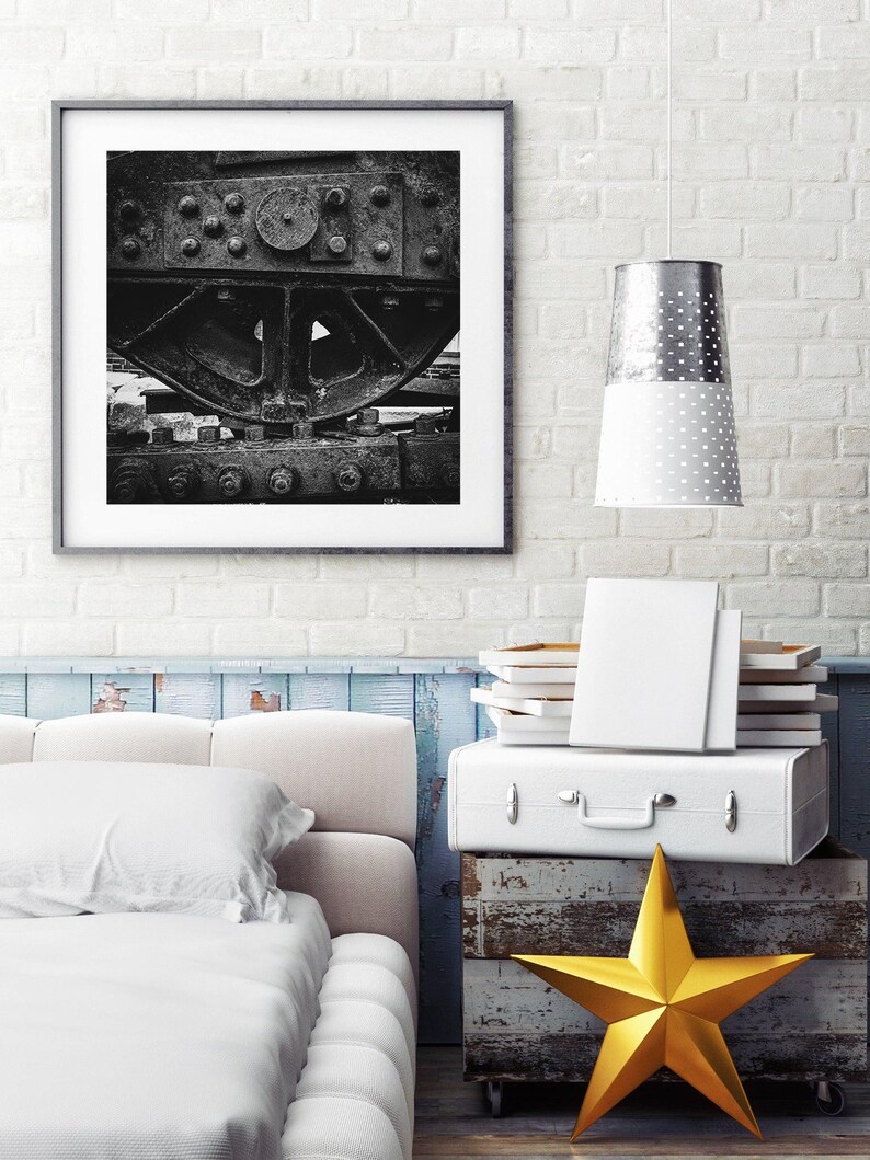 Old Heavy Machinery | Wall Art - Etsy